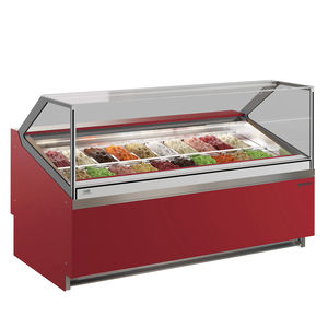 Contemporary display case - VMG 12 P - INFRICO, S.L. - glass / steel ...