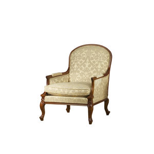 Traditional lounge chair - OLMOS - ACANTO - fabric / beech / cushion