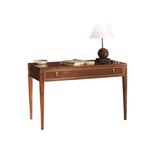 Desk with post - MOMA - ACANTO - traditional / wood veneer / walnut
