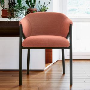 Contemporary chair - GRACE - SEGIS - indoor / fabric / beech base