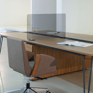Transparent office divider, Transparent desk divider - All architecture ...