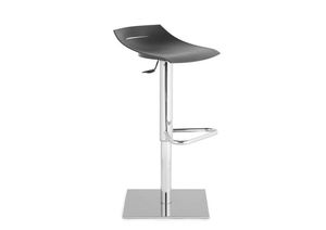 Contemporary bar stool - BEN - Mara - polypropylene / metal base ...