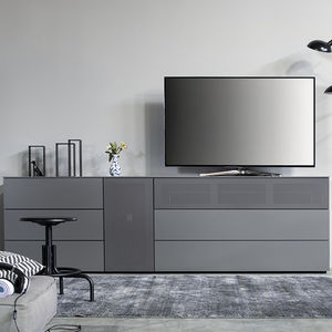 Wall-mounted sideboard - CUBO 128 - Sudbrock - contemporary / wooden ...