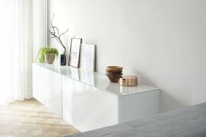 High sideboard - CUBO 100 - Sudbrock - contemporary / wooden ...