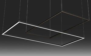 Rectangular light fixture - daytona S600×1200 - Andcosta - hanging ...