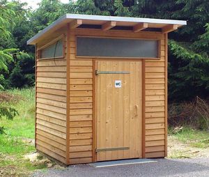 Wooden toilet cabin - All architecture and design manufacturers