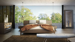 Double bed - BROOME - CAL KING - MODLOFT - contemporary / with ...