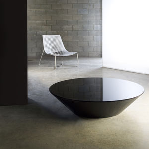 Contemporary coffee table - FLETCHER - MODLOFT - oak / MDF / wood veneer