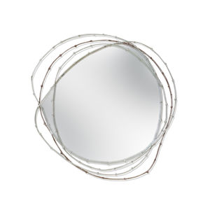 Wall-mounted mirror - MANTLE - Ginger & Jagger - commercial / contemporary / rectangular