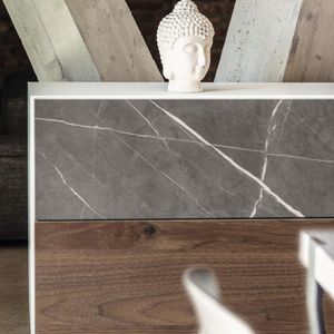 Interior decorative panel - K2776 GR Oak Relief Cardamom - Kaindl ...