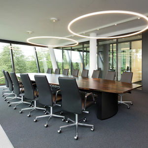 Contemporary conference table - .INTRA - Spiegels - wooden / wooden ...