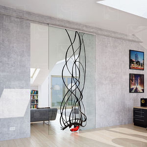 Metal sliding system - ROC-DESIGN - MANTION SAS - door / wall-mounted ...