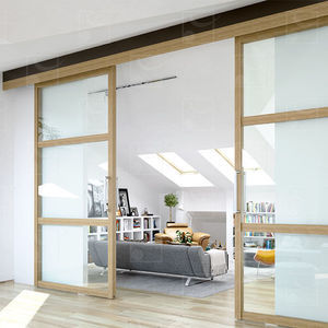 Metal sliding system - SUPERCADETTE - MANTION SAS - door / wall-mounted ...