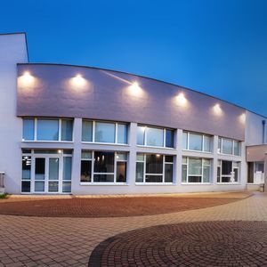 Contemporary wall light - W22 - RAB Lighting - outdoor / glass / metal