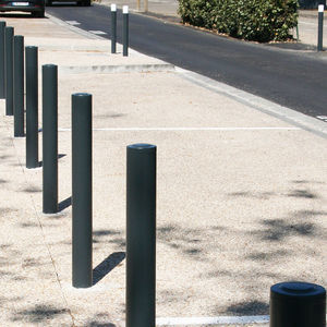 Security post - OVALYS PMR - ACCENTURBA - thermo-lacquered steel / high ...