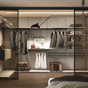 Modular walk-in wardrobe - FLEXY SM2532 - ZALF spa - U-shaped ...