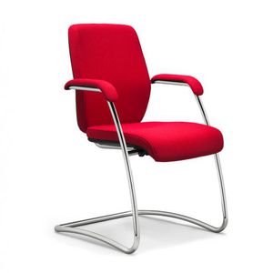 Fabric conference chair - 33 - Stoll Giroflex - leather / upholstered ...