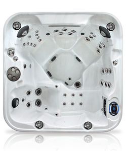 Above-ground hot tub - CURVE : RADIANCE - COAST SPAS - square / 6 ...