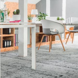 Carpet tile - KARMA - Balsan - loop pile / woven / structured