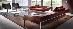 Modular sofa - BIBENDUM - Molinari Design Srl. - contemporary / leather ...