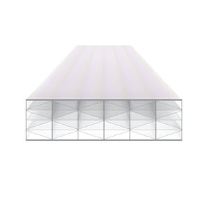 Cellular polycarbonate sheet - X5 - SKYLUX - roof / translucent / insulated