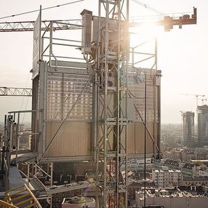 Construction site freight elevator - MULTILIFT P6 - GEDA GmbH - industrial