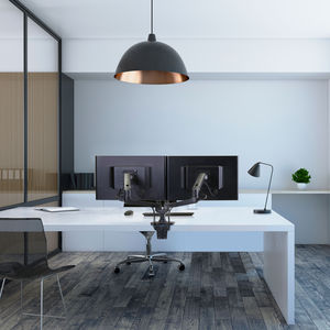 Desktop monitor support - HX - ERGOTRON - double