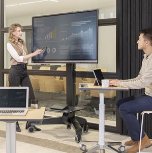 Floor-standing monitor support - All architecture and design manufacturers