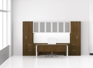Commercial desk and storage set - SILEA - Gunlocke
