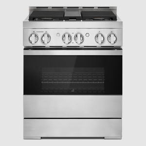 Gas range cooker - JDS1750ML - JENN-AIR - electric / manuel clean / gray