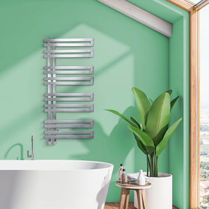 Hot water towel radiator - Samos - HAMMAM DESIGN RADIATOR - electric ...
