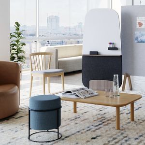 Desk mounted office divider - Q99k2124PVSOBP - KIMBALL Office - floor ...