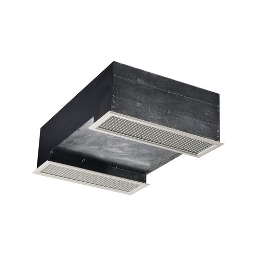 Acoustic transfer grill - CTM - P. LEMMENS COMPANY - for ceiling / metal