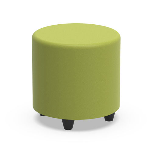 Contemporary pouf - BLRD - Nautilus SA - fabric / foam / round