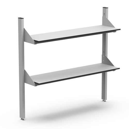 Wall-mounted shelf - 2-LEVEL - Nautilus SA - contemporary / metal ...