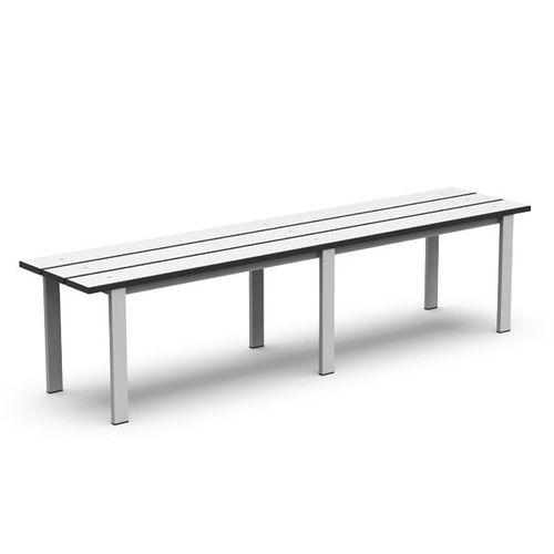 Contemporary bench - AJ 05.FEN - Nautilus SA - steel / epoxy / polyamide