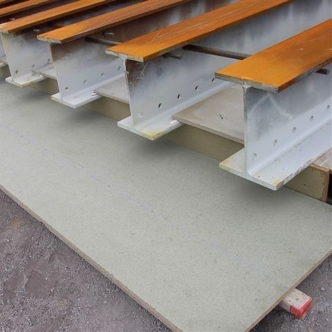 Cement formwork panel - VIROC® - Investwood S.A - composite / particle ...