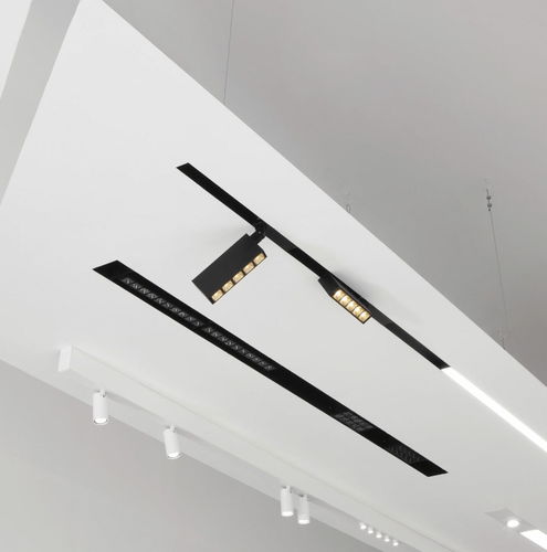 LED track light - LEVA 5 - Lucifero's - rectangular / extruded aluminum ...
