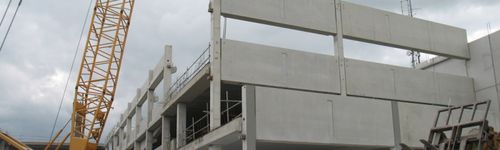 Concrete construction panel - SPANDRELS - concast - wall