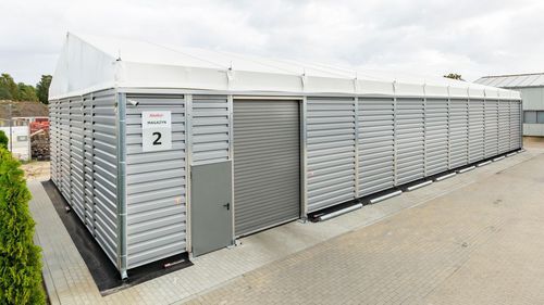 Prefab building - 178 - HALTEC - temporary / metal / steel framing