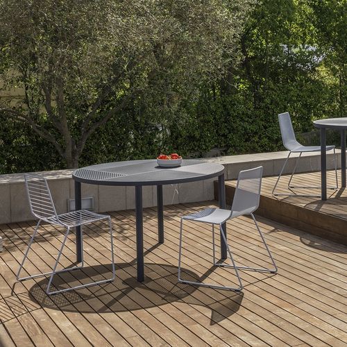 Contemporary side table - NEO - True Design srl - steel / polypropylene ...