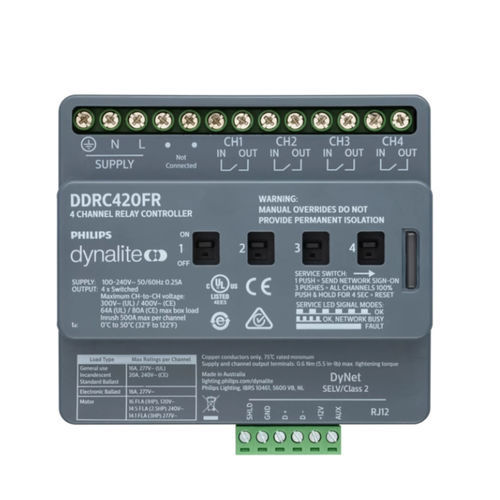 Lighting control module - DYNALITE - PHILIPS LIGHTING - DIN rail ...
