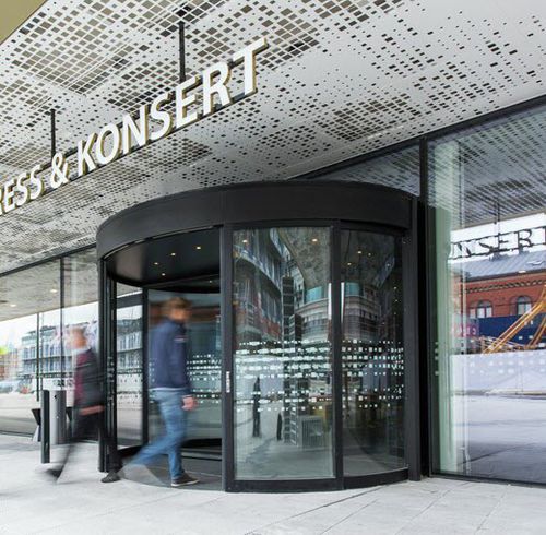 Revolving door - RD3 - ASSA ABLOY - entry / metal / glazed