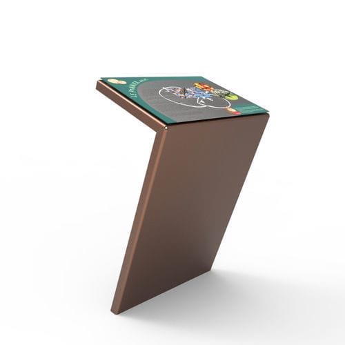 Signage lectern - ARTSTEEL - Empreinte signalétique - outdoor / thermo ...