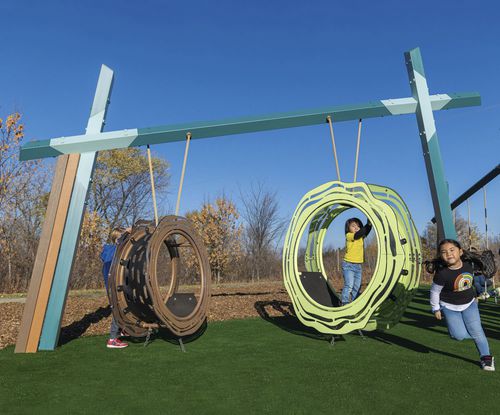 Playground structure - Fox Den™ - LANDSCAPE STRUCTURES - powder-coated ...