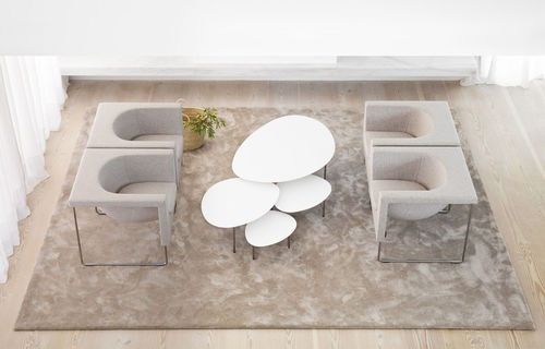 Contemporary nesting tables ECLIPSE STUA walnut ash natural oak