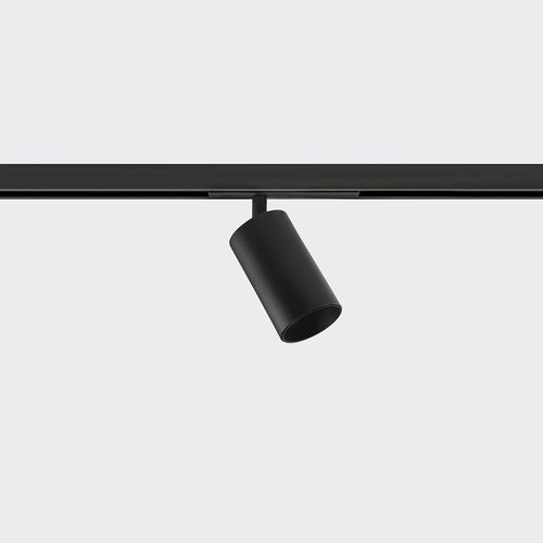 LED track light - SOHO 5 - PANZERI - round / thermoplastic / commercial