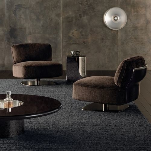 Modular sofa - SAKI - Minotti - contemporary / living room / plywood