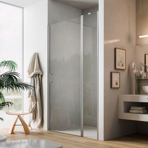 Pivoting Shower Screen Soho Qa Glass 1989 For Alcoves Tempered