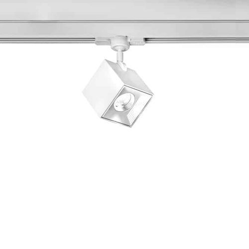 LED track light - DAU - MILAN ILUMINACION - square / cast aluminum ...